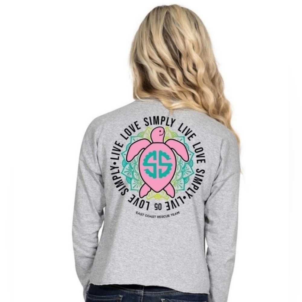 Simply Southern Live Love Simply Turtle Design Long S… - Gem